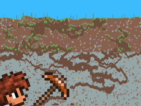 Terraria world generation