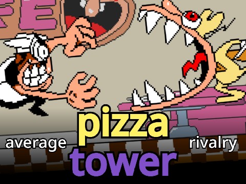 average pizza tower rivalry (pizza tower animation)