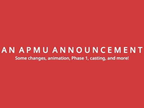 An APMU Announcement