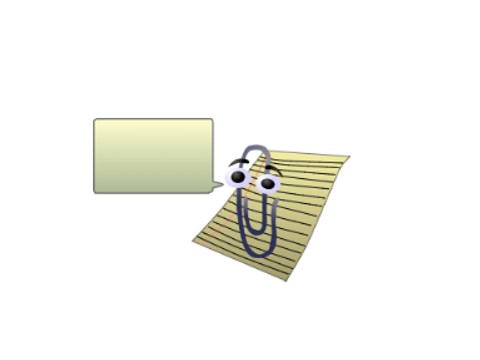 Clippy vector sprite