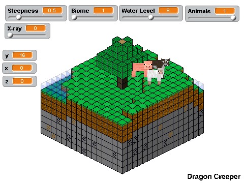 3D Minecraft World Generator