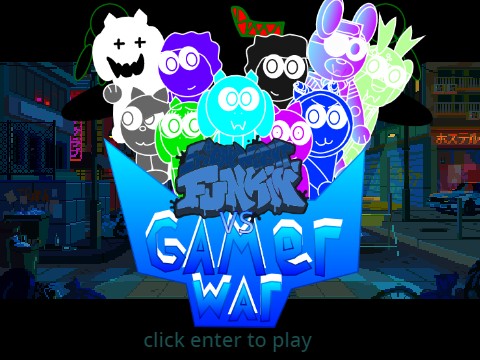 fnf gamer war menu test