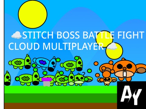 ☁️ Stitch boss battle fight!!! Cloud Multiplayer ☁️