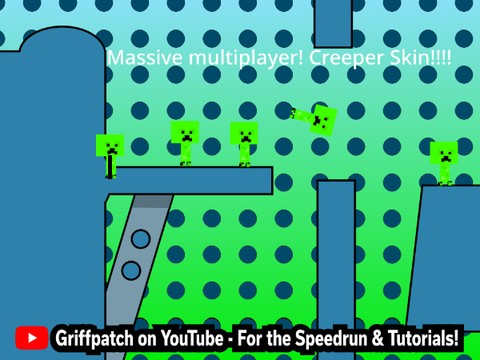 ☁Massive Multiplayer Platformer Creeper skin and hard level!☁