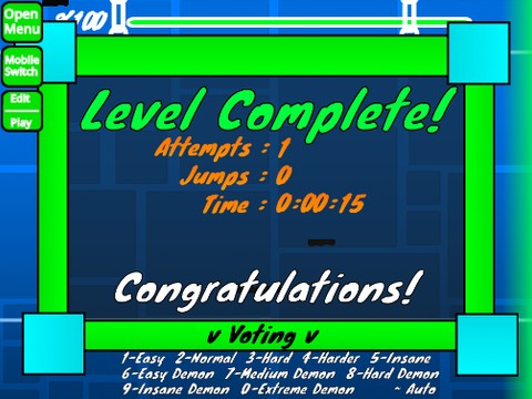 Geometry Dash Hard Mini-Wave Challenge harder