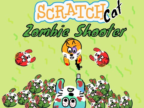 Scratch Cat Zombie Shooter #games #all