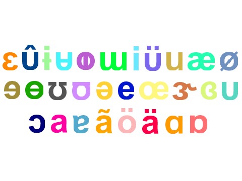 Lowercase Vowels International Teacher Alphabet Animated Typeface Letters