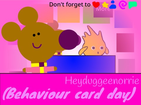 Behaviour card day