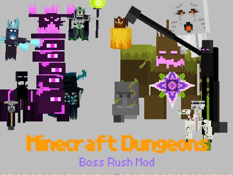 Minecraft Dungeons Boss Rush Mod