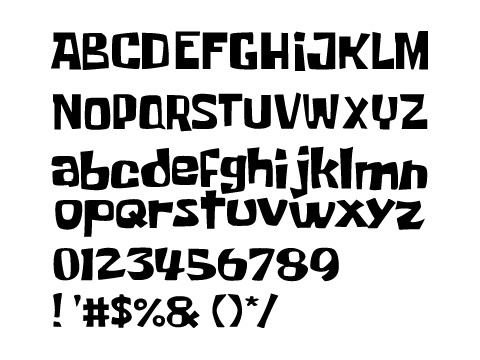 spongebob font