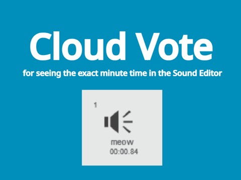 Cloud Vote (sound editor)