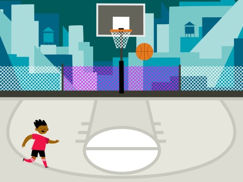 basketball catch game