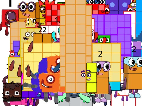 EVERY SINGLE NUMBERBLOCKS SPRITE SO FAR remix