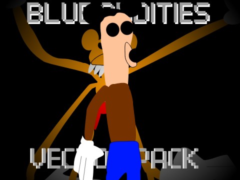 Blue Oddities Vector Pack