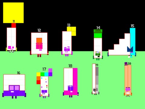 Numberblocks Band Retro 11-20