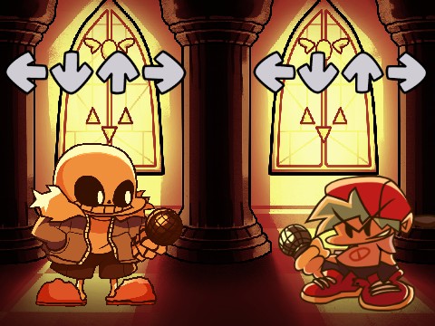 FNF Indie Cross V1: Sans Arrow Test