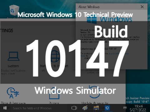 Windows 10 Technical Preview Build 10147