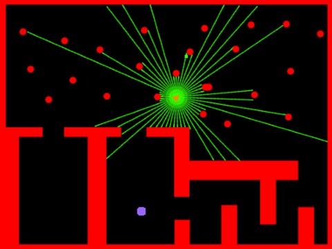 Raycasting laser labyrinth remix