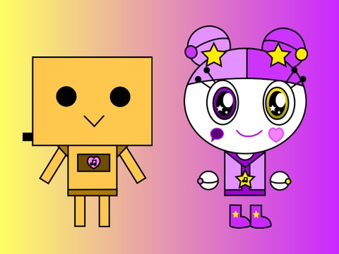 CBB&LPSRG: Main Characters Sprites (Vector Look)