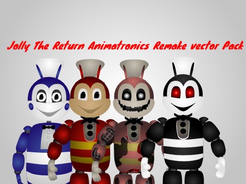 Jolly The Return Animatronics Remake Vector Pack