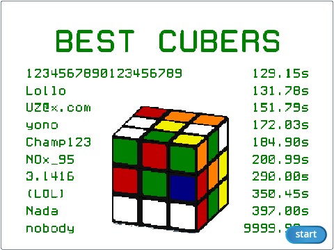 3D Rubik's Cube Challenge