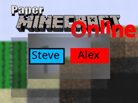 Paper Minecraft ONLINE V326 87.2 fixed Survival mode