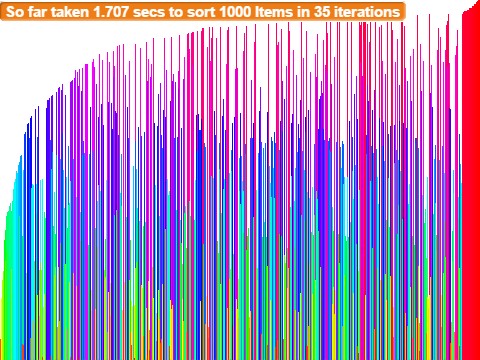 Visualized Bubble Sort