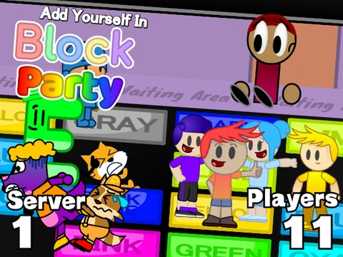 AY in Block Party! [ Server 1-2 | Remix 3 | 11 Players ]