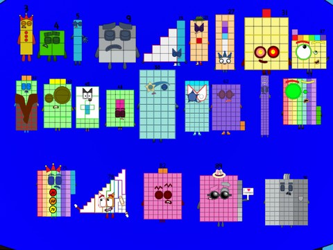 Numberblocks Band 1-100 remix