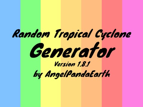 Random Tropical Cyclone Generator (v1.8.1)