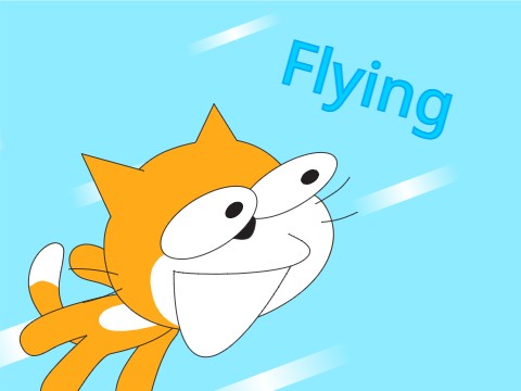 scratch 3.0 shorts: flying