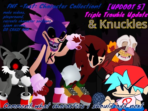 FNF - Test: Character Collection [Updoot 5]