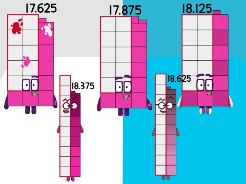 Numberblocks Band Eighths 15