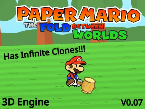 Paper Mario the Fold Between Worlds: 3D Engine v0.07