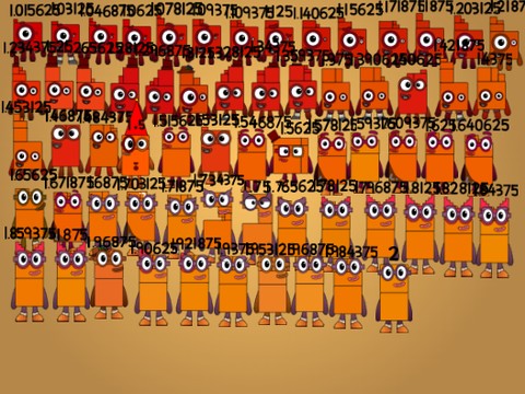 Numberblocks Band Sixty-Fourths 2