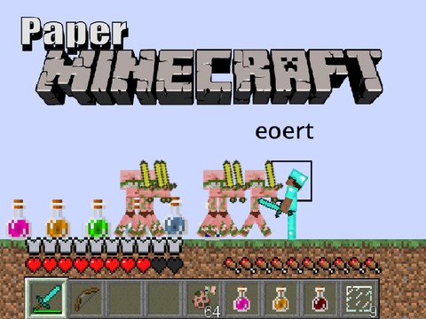 Paper Minecraft Potions Update!!!