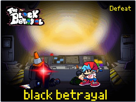 fnf black betrayal 【Defeat】