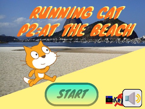 RUNNING CAT - P2: AT THE BEACH