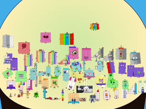 Numberblocks Band 1-100 remix remix