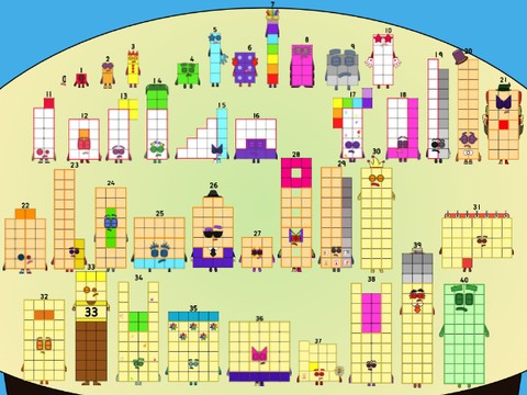 REVAMPED Numberblocks Band 0-40