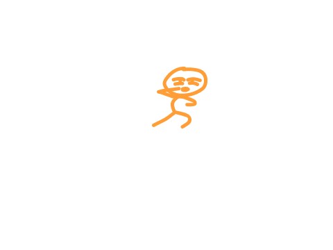 orange stickman