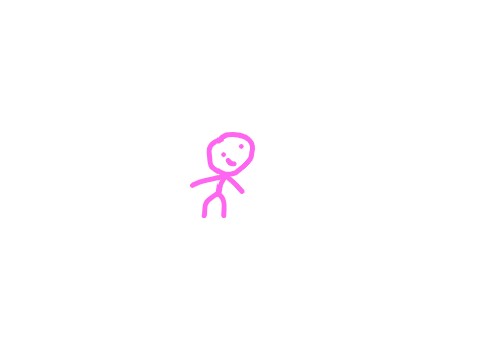 pink stickman and red stickman