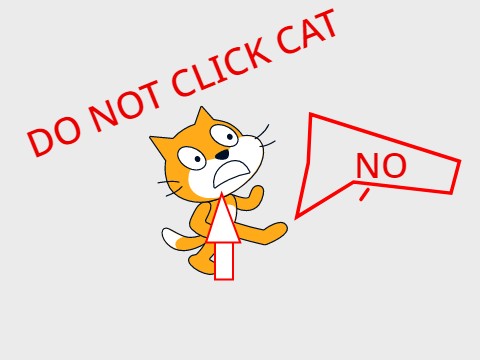 do not click cat