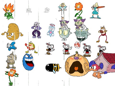 cuphead sprites but with more