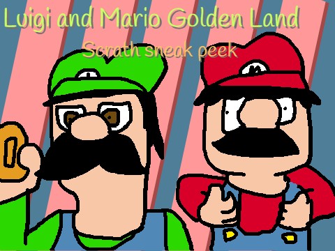 Luigi and Mario Golden Land Scratch (description)