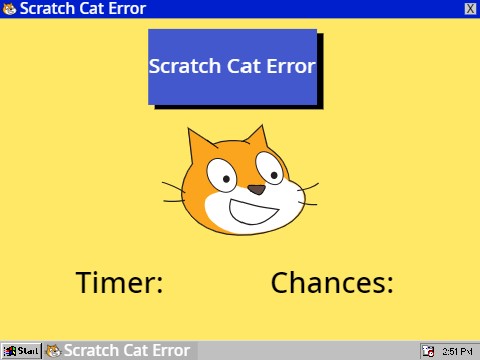 Scratch Cat Error Version 2.0