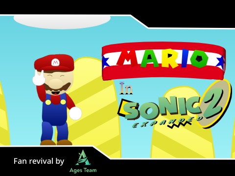 Super Mario in Sonic 2 Expanded