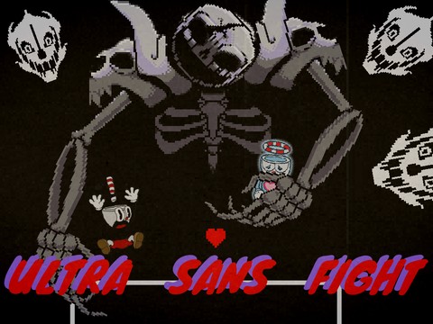 カップヘッド ウルトラサンズ戦[Cuphead Ultra-sans FIGHT]