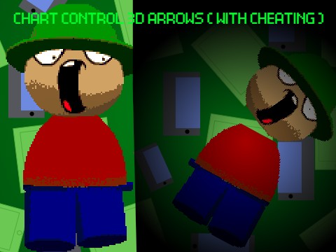 fnf chart control 3D arrows with cheating! ( cheating phases will be ...