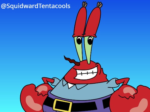 Mr. Krabs poseable vector